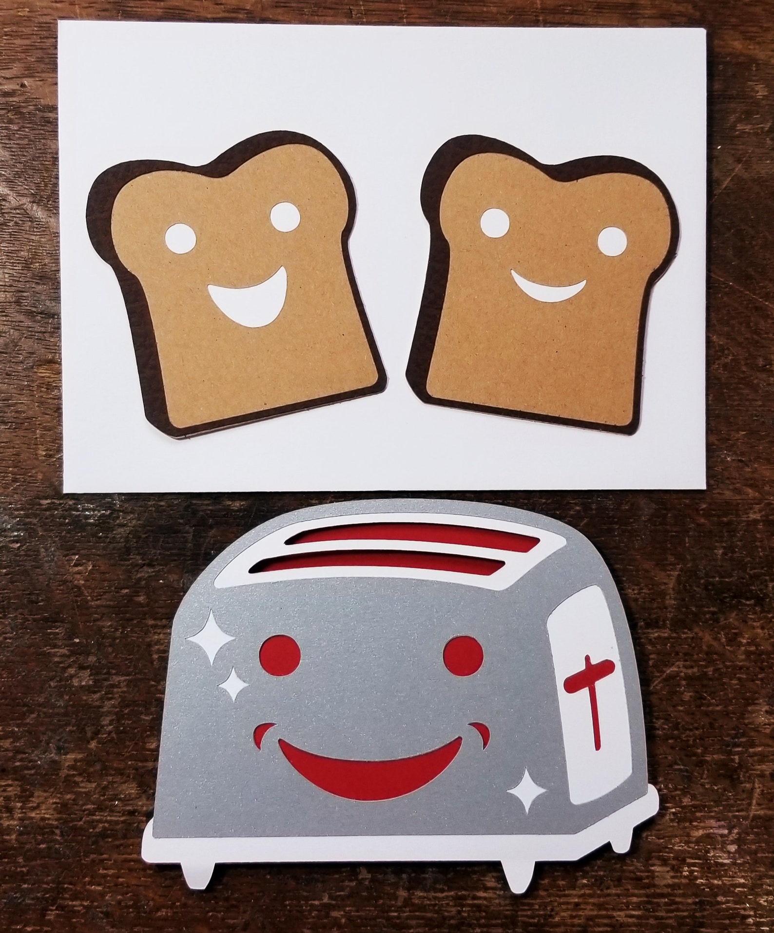Handmade Card - Toaster Card - Cute Card - Toast to Love - Toast to ...