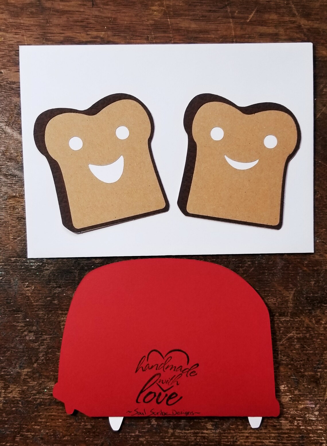 Handmade Card Toaster Card Cute Card Toast to Love Toast to Birthday ...