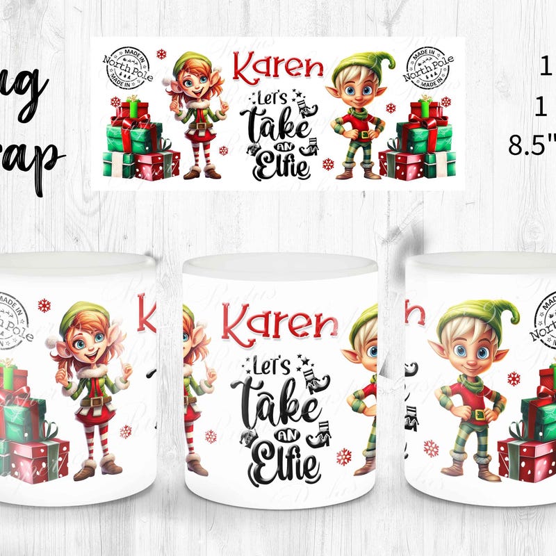 Elfie Selfie Printable - Etsy