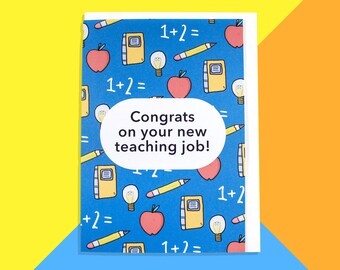 Teacher leaving card | Etsy