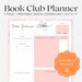Girly Pink Floral Printable Book Review Template, Book Questions, Book ...