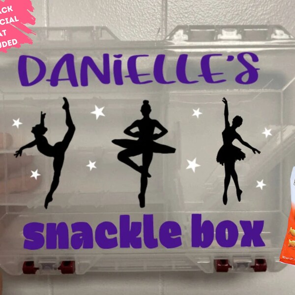 Dance Snack Box - Etsy