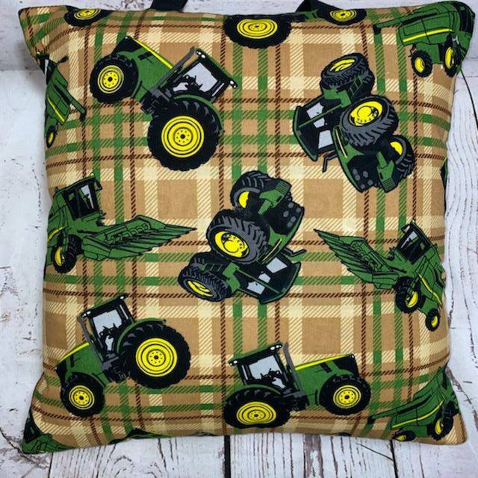 Handmade Tractor Reading Pillow - Etsy