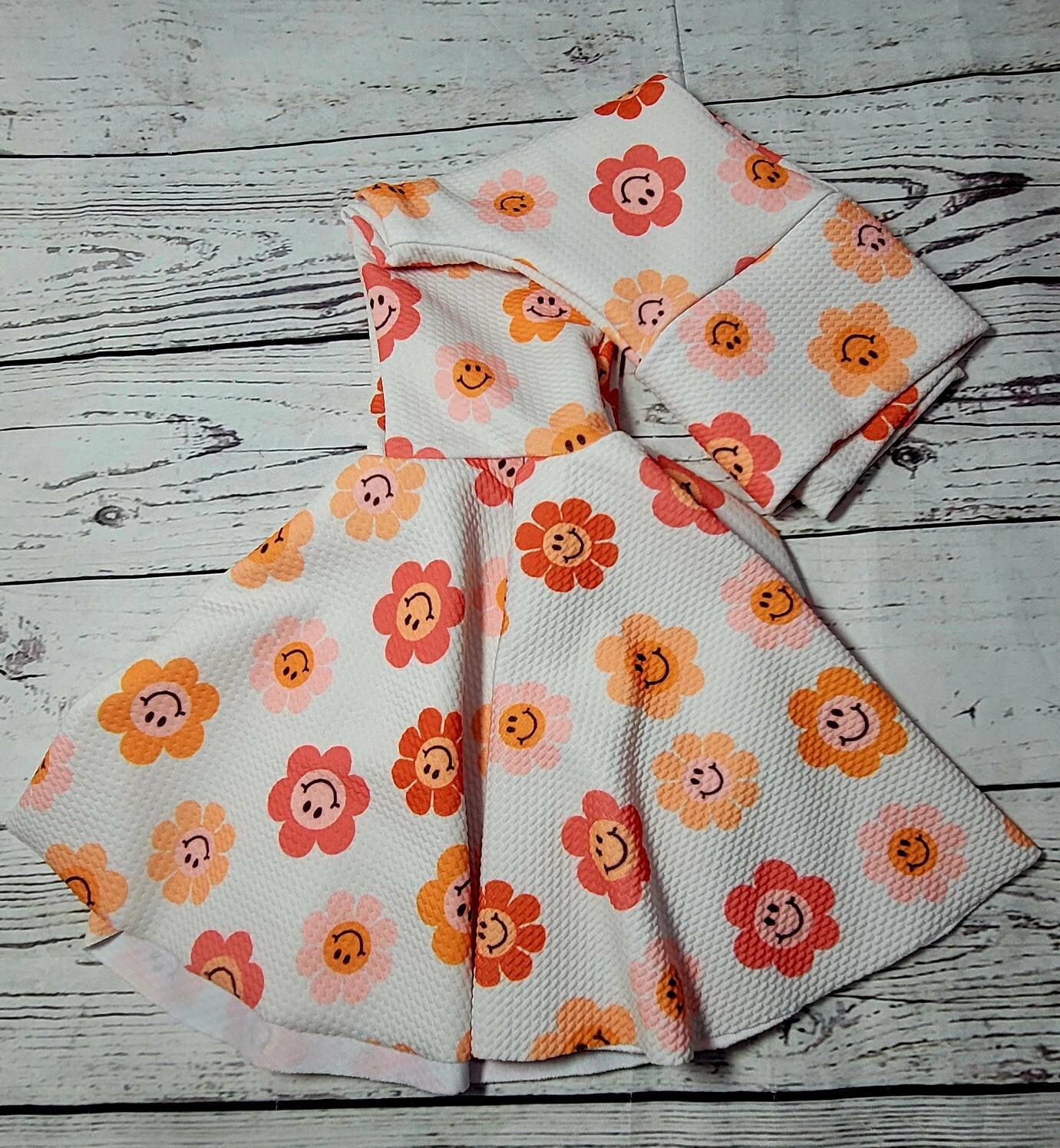 Two Groovy Outfit/ Bell Bottom Leggings Kids Outfit Bell - Etsy