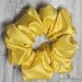 Yellow Scrunchie/golden Yellow Scrunchie Yellow Satin - Etsy