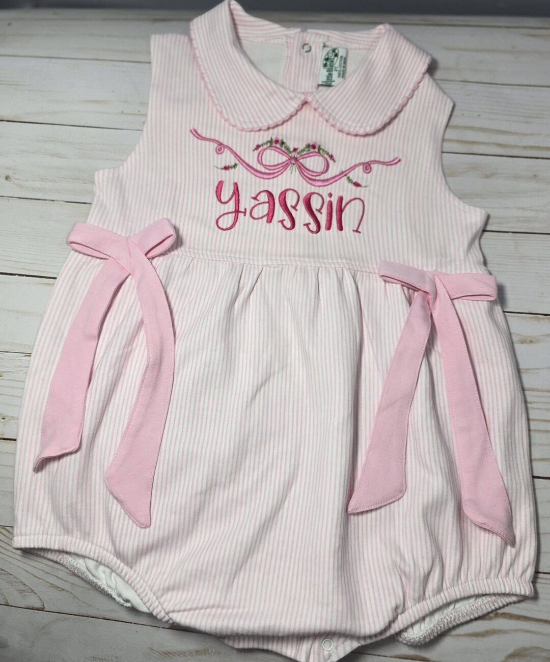 Kids Personalized Romper/children's Flower Romper, Playsuit for Kids ...