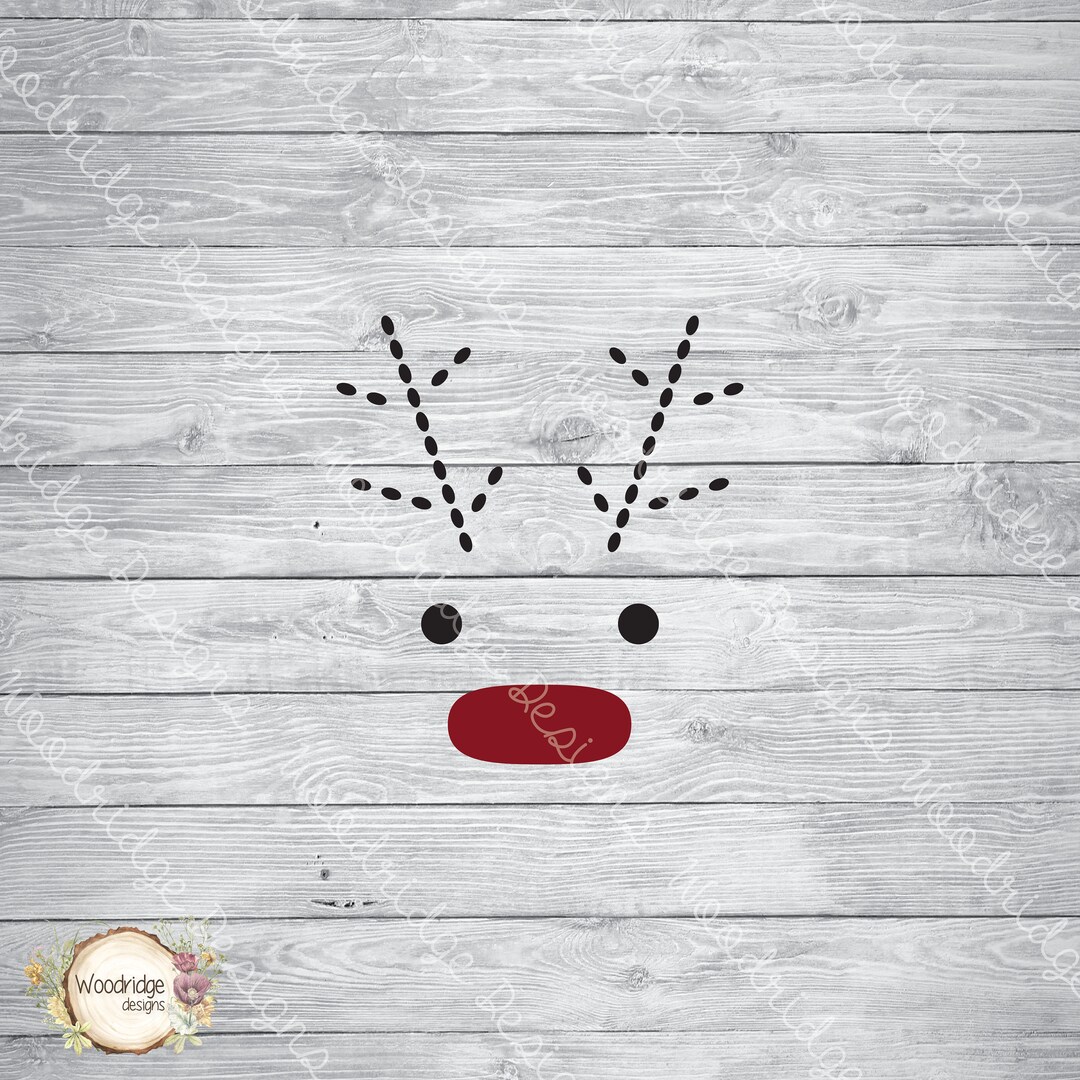Rae Dunn Inspired Reindeer | Digital File ONLY | Svg, Eps, Png - Etsy