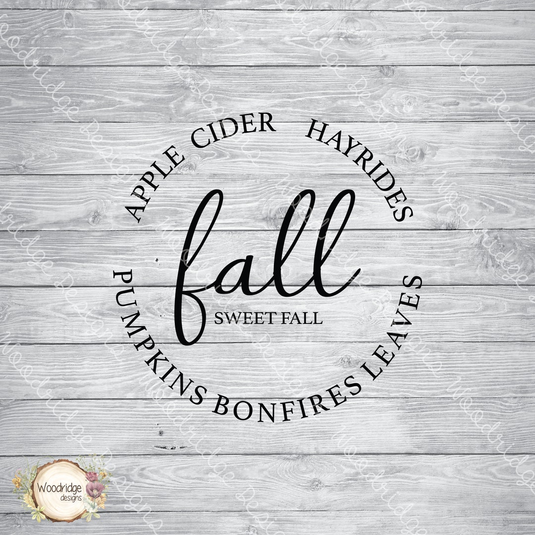 Fall Sweet Fall Svg, Eps, Png Digital File - Etsy