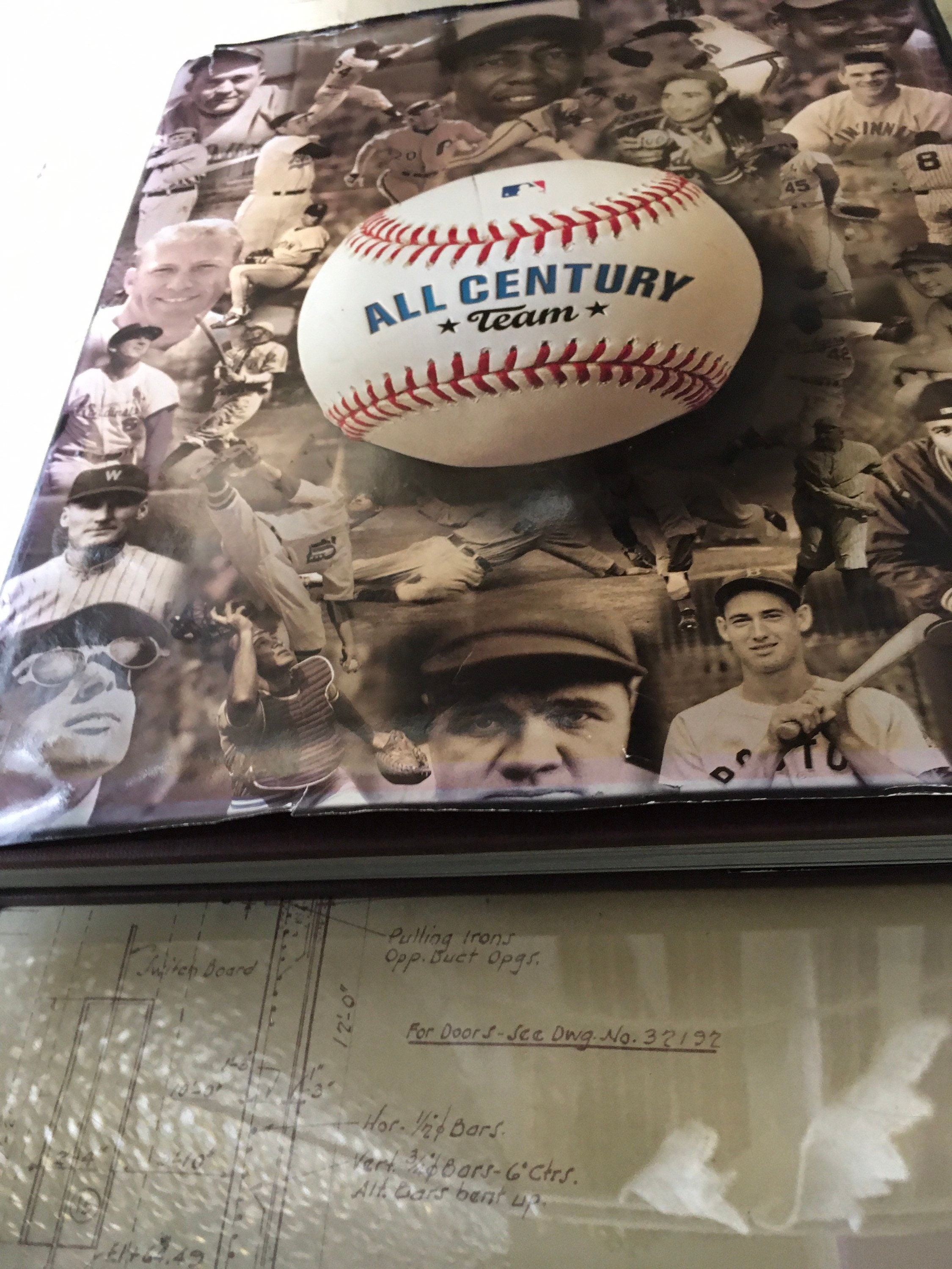 Hardcover Baseball Book Retro All Century Team Baseball Book - Etsy New ...