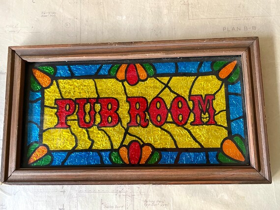 RESERVED FOR CARLOS Pub Room Sign Framed Under Glass / - Etsy