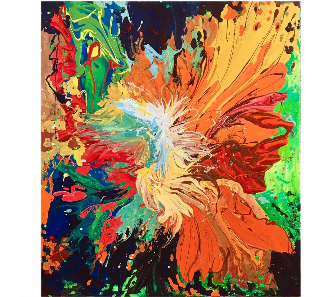 Abstract Painting, Large Wall Art, Original Painting, Ukrainian Art ...