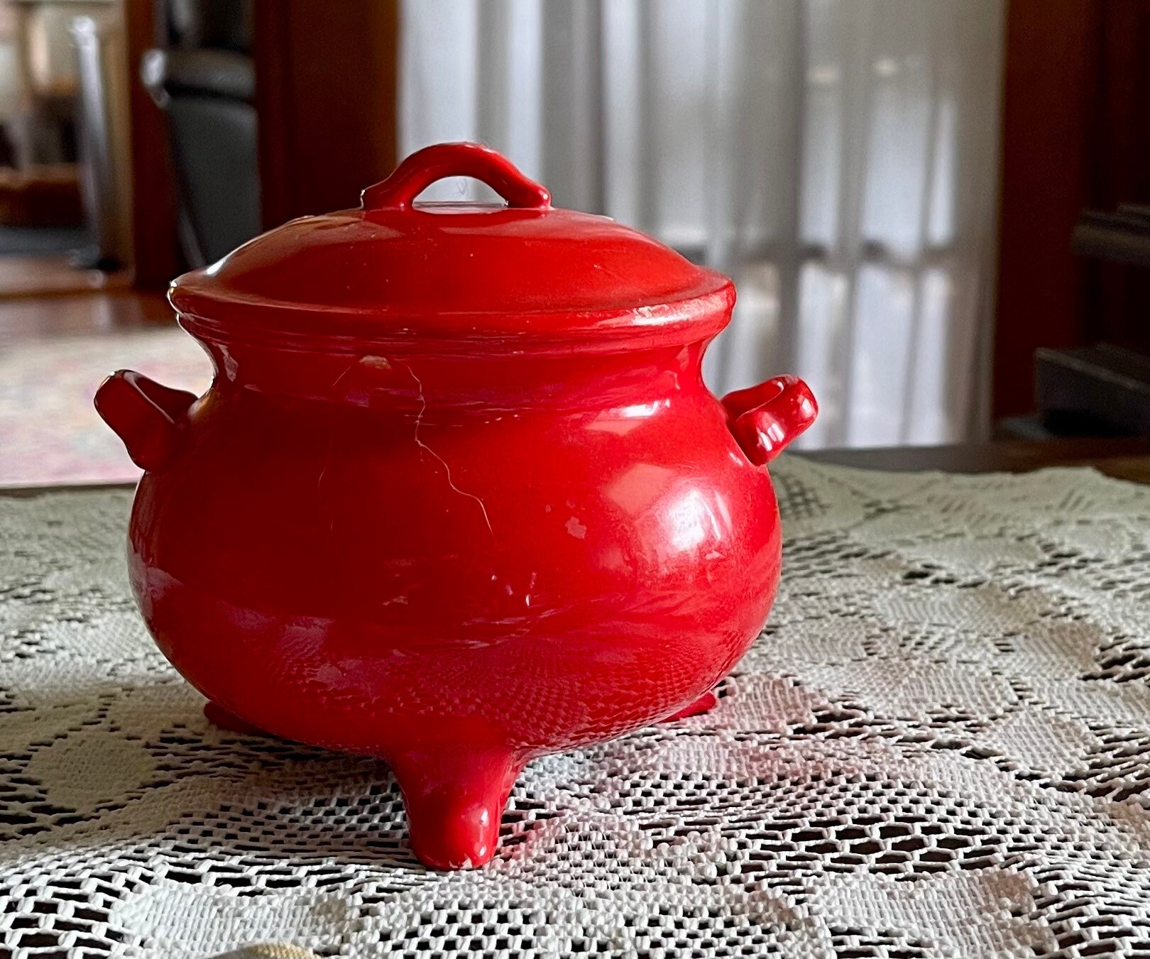 Vintage LEGO Japan Red Kettle Penny Pot Ceramic Piggy Bank - Etsy
