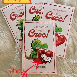 Class Set|you Croc Valentine|shoe Charm|themed Charms|dinosaurs ...