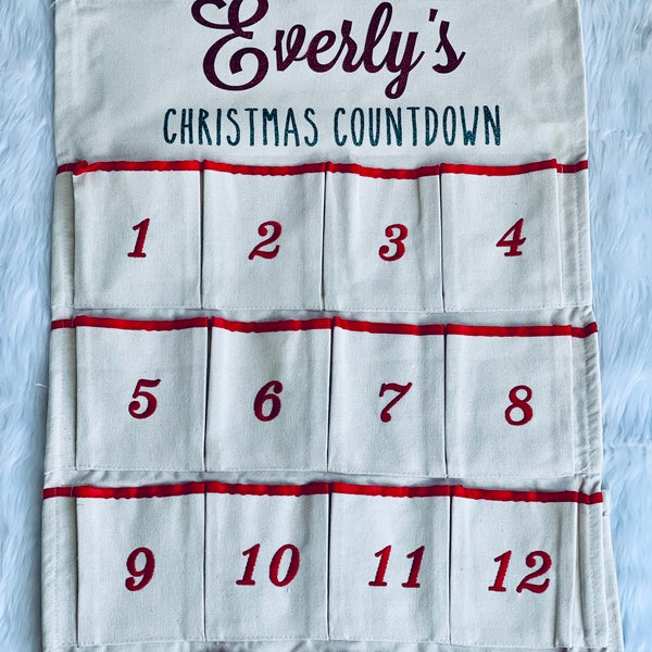 Personalized Advent Calendar - Etsy