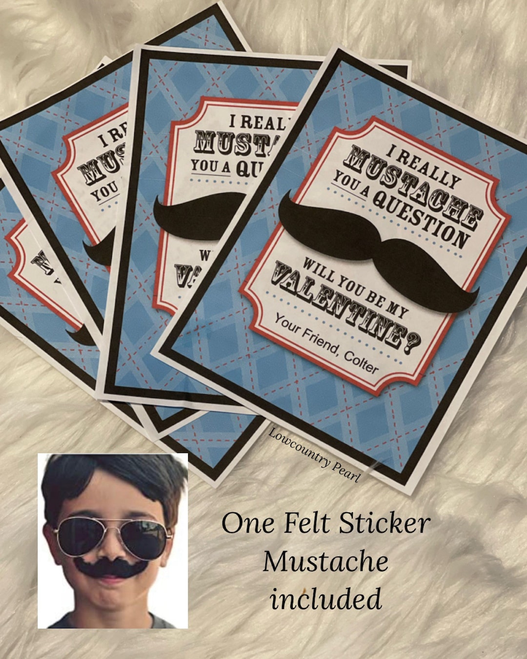 I Mustache You to Be My Valentine Class Valentine Candy - Etsy