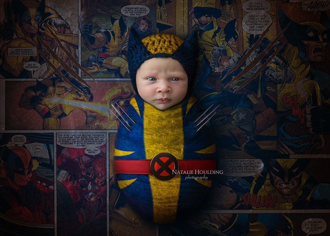 Wolverine Inspired Bub -newborn Digital Backdrop for Photography ...
