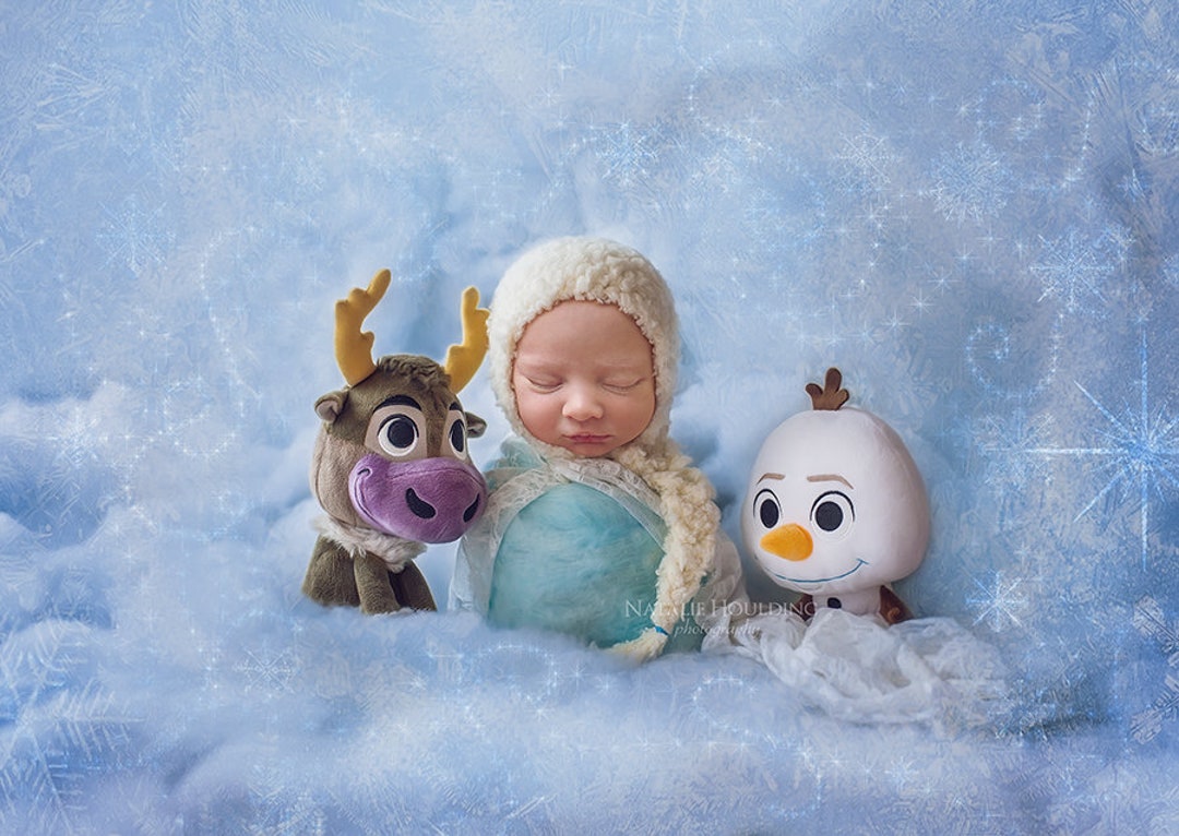 Frozen Elsa -newborn Digital Backdrop for Photography - Poppet - Face ...