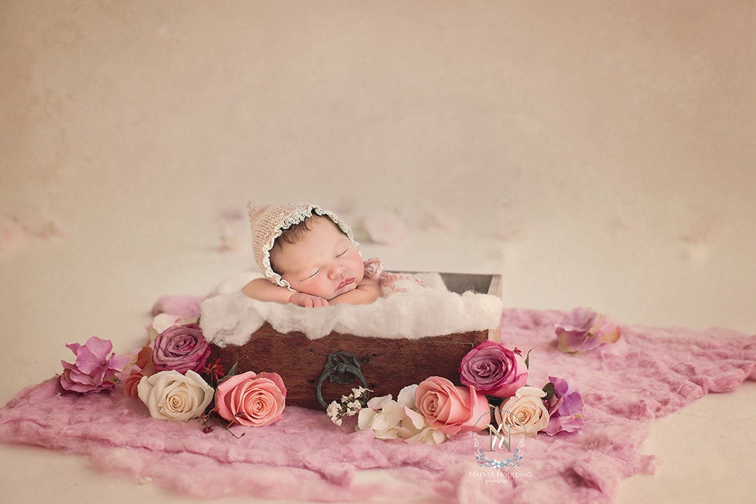 Newborn Digital Backdrop Fresh Floral Drawer (mohana)- Photography - Etsy
