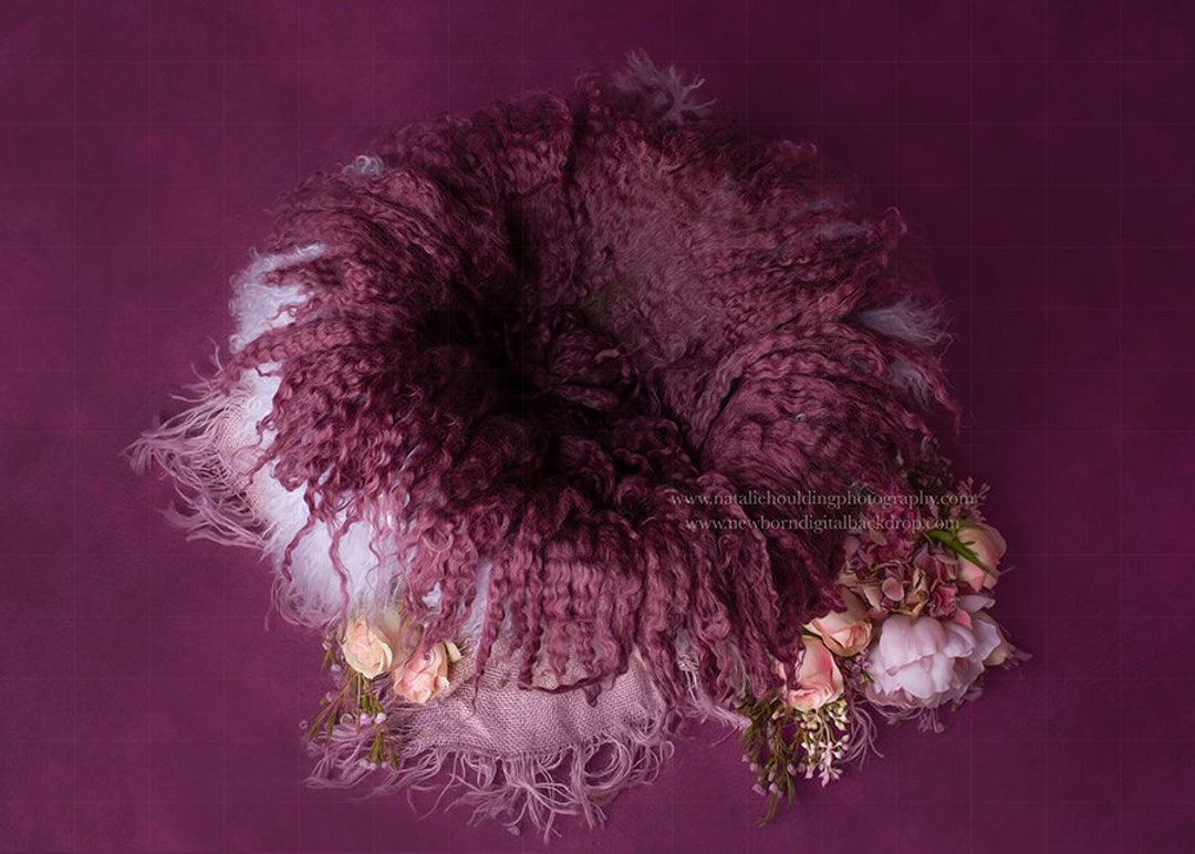 Baby in the Bucket Pose- Deep Purple Pack - Etsy