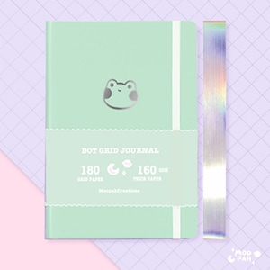 Froggie Journal | A5 | Spring Pocket Planner, Kawaii Notebook, Frog ...