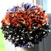Halloween Fuzzy Rag Ball Hanging Topiary, Rag Ball Hanging Ornament ...