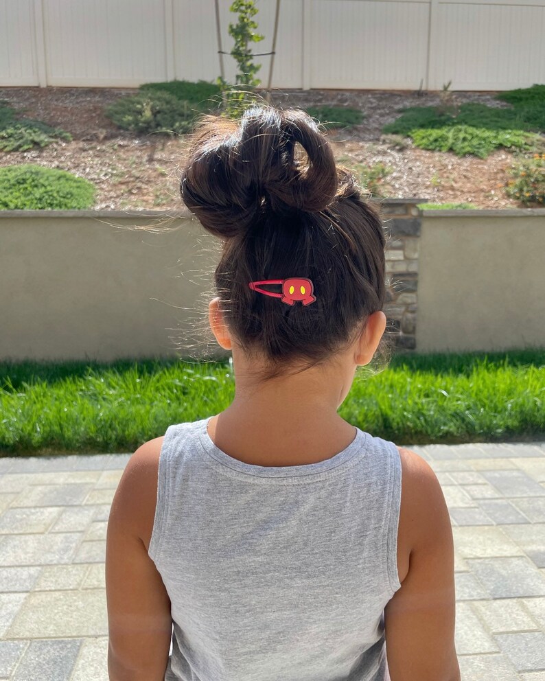 Mickey Mouse Snap Clips, Mickey Mouse Hair Clips, Disney Snap Clips ...