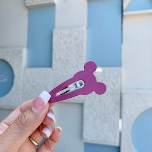 Mickey Mouse Snap Clips, Minnie Mouse Snap Clips, Disney Hair Clips ...