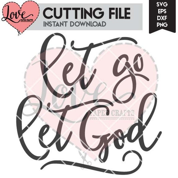 Let Go and Let God - Etsy