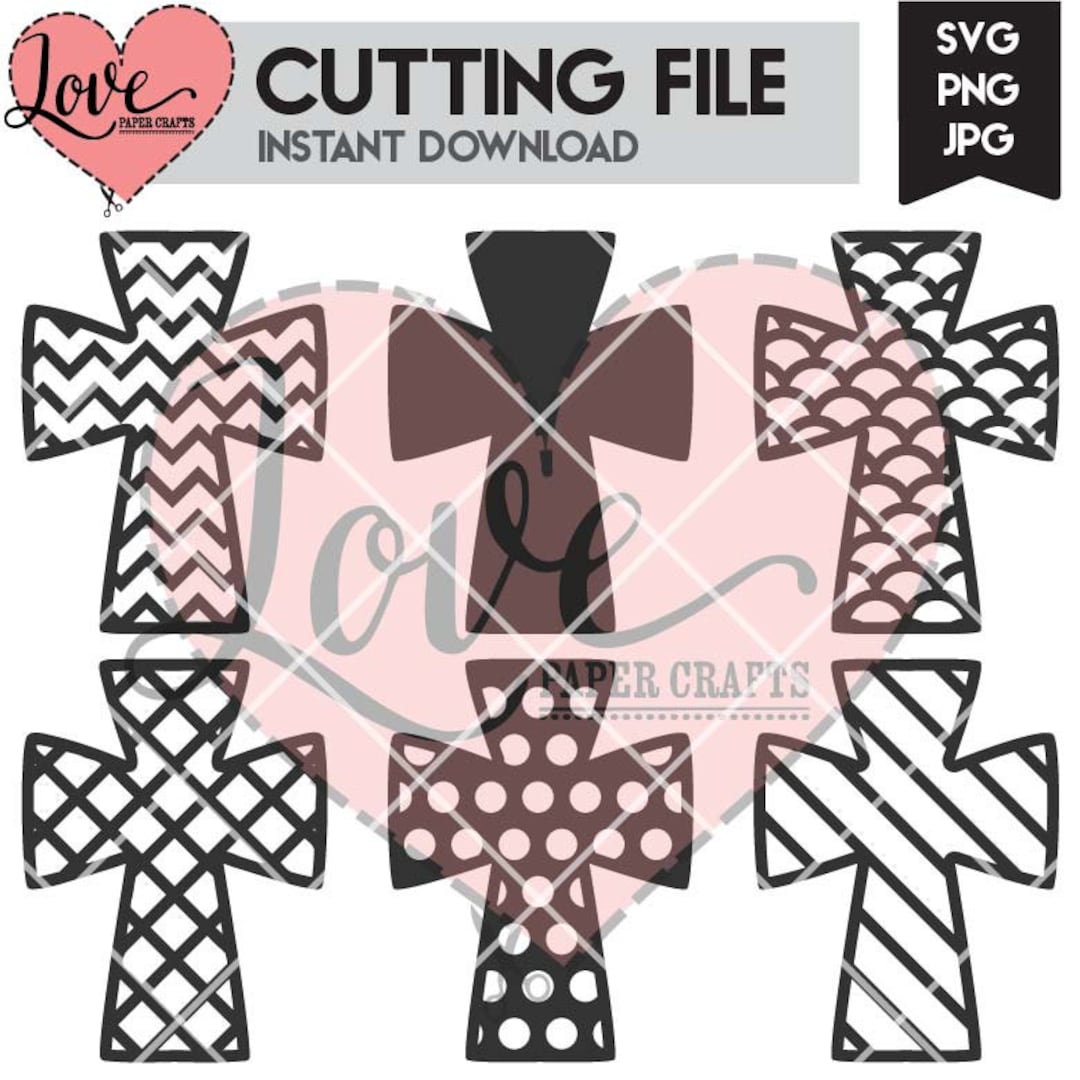 Cross SVG File Cutting Set Cross SVG Crosses Christian Cross SVG Cross ...