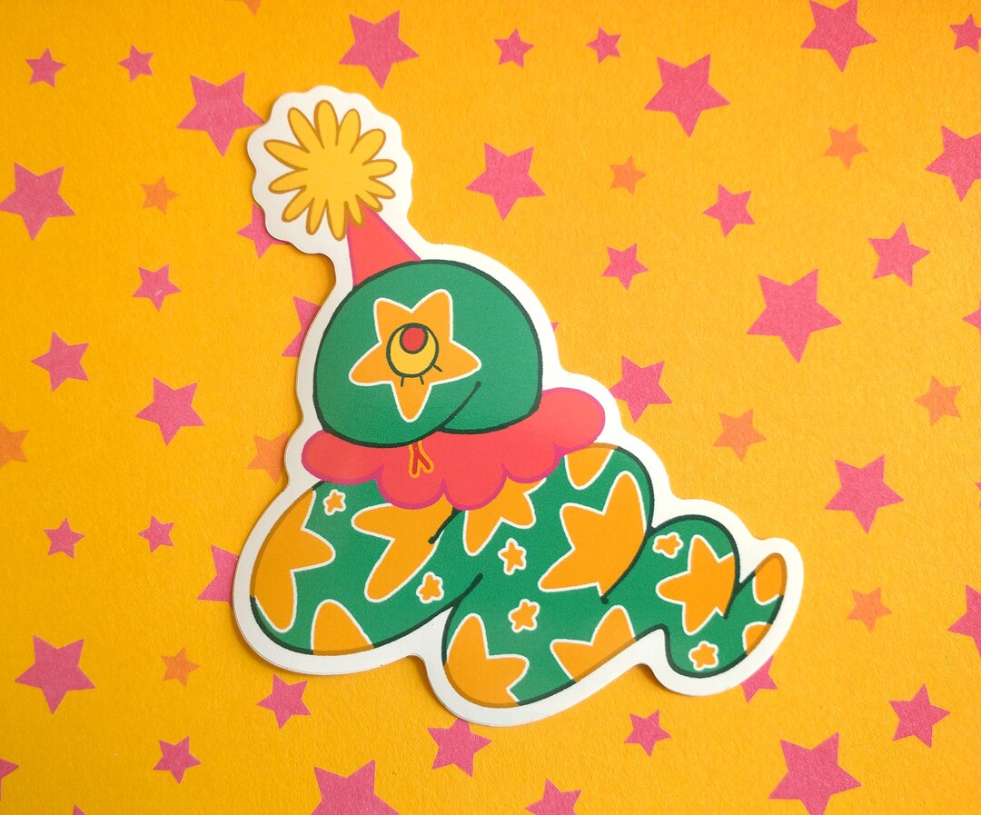 Clowncore Stickers for Laptop, Cute Clown Animal Sticker for Sketchbook ...