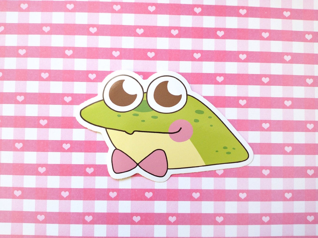 Frog Sticker Forg Cute Kidcore Weirdcore - Etsy