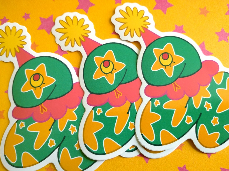 Clowncore Stickers for Laptop, Cute Clown Animal Sticker for Sketchbook ...
