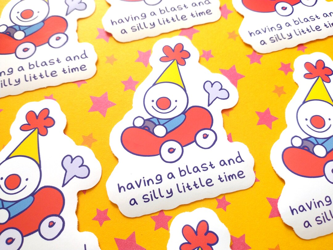 Clown Car Clowncore Stickers - Etsy UK