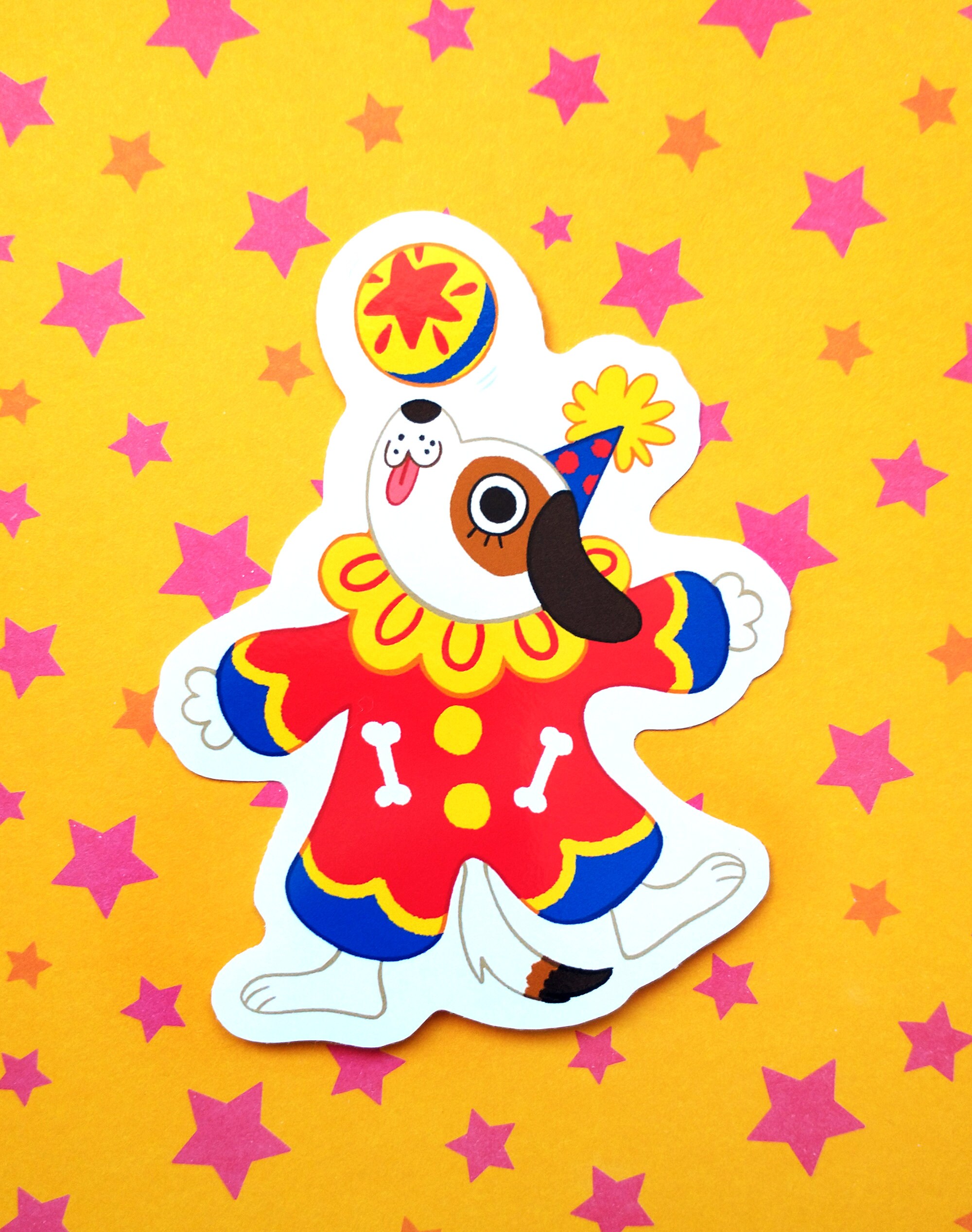 Clown Cat Sticker - Etsy UK