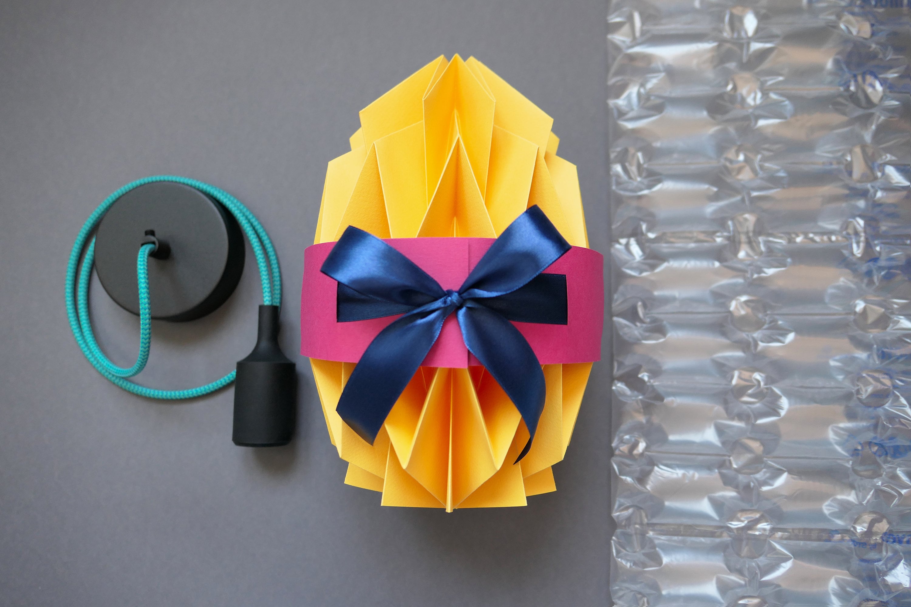 Origami Lamp Shade, Sage Lampshade, Geometric Lamp, Scandinavian Style ...