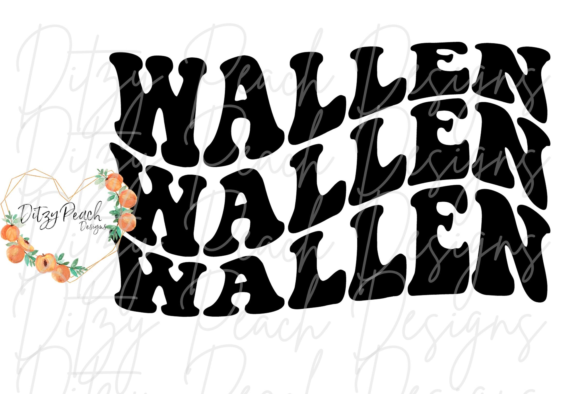 Wallen Wallen Wallen Morgan Wallen SVG PNG Cut File for - Etsy