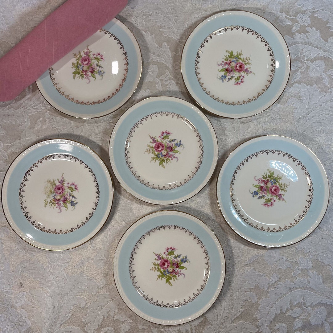 RARE VINTAGE Find Charming Set of 6 Homer Laughlin Eggshell Georgian ...