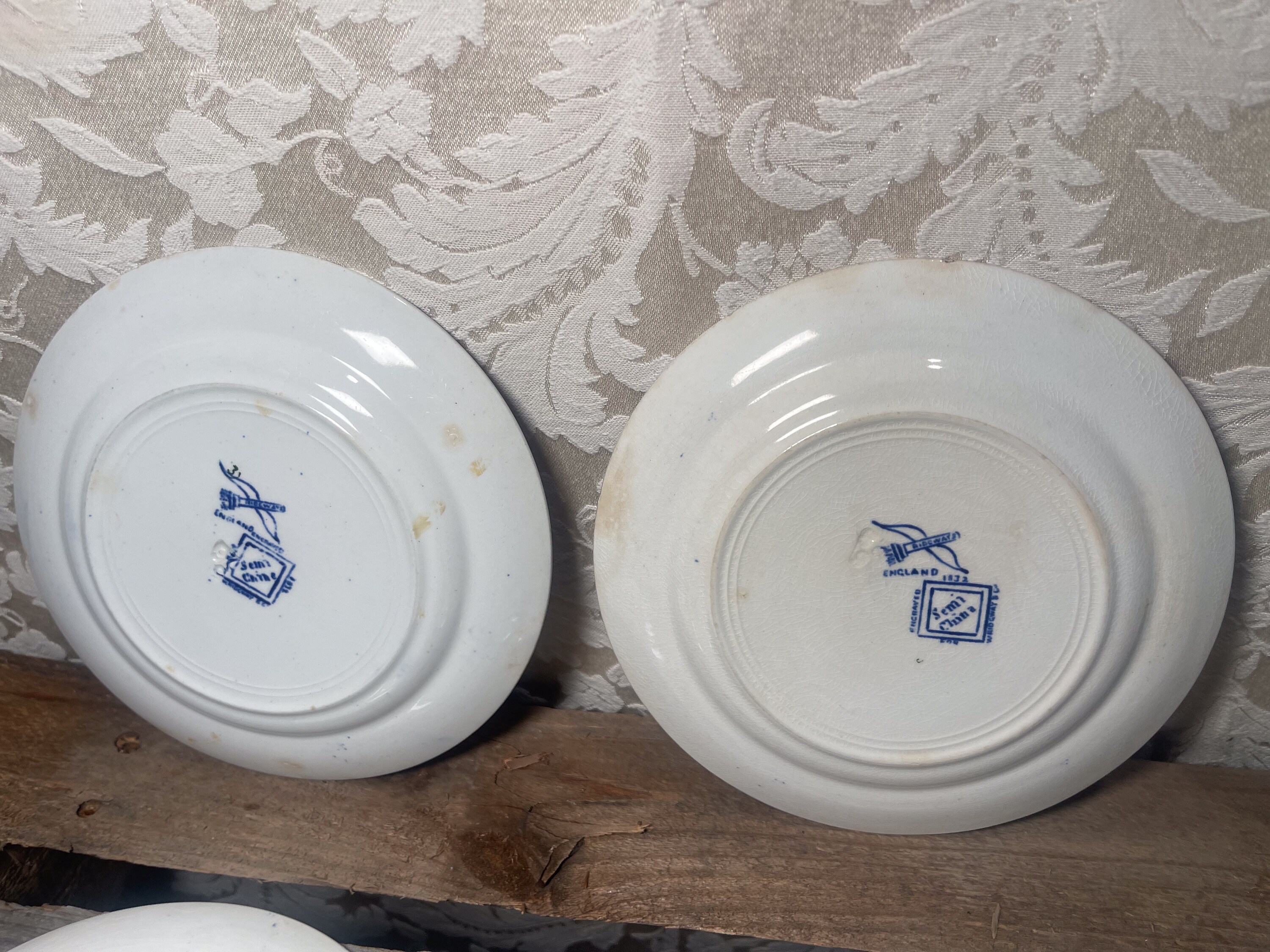 Antique Blue Willow Pattern by Ridgeway Bread/dessert Plate England ...