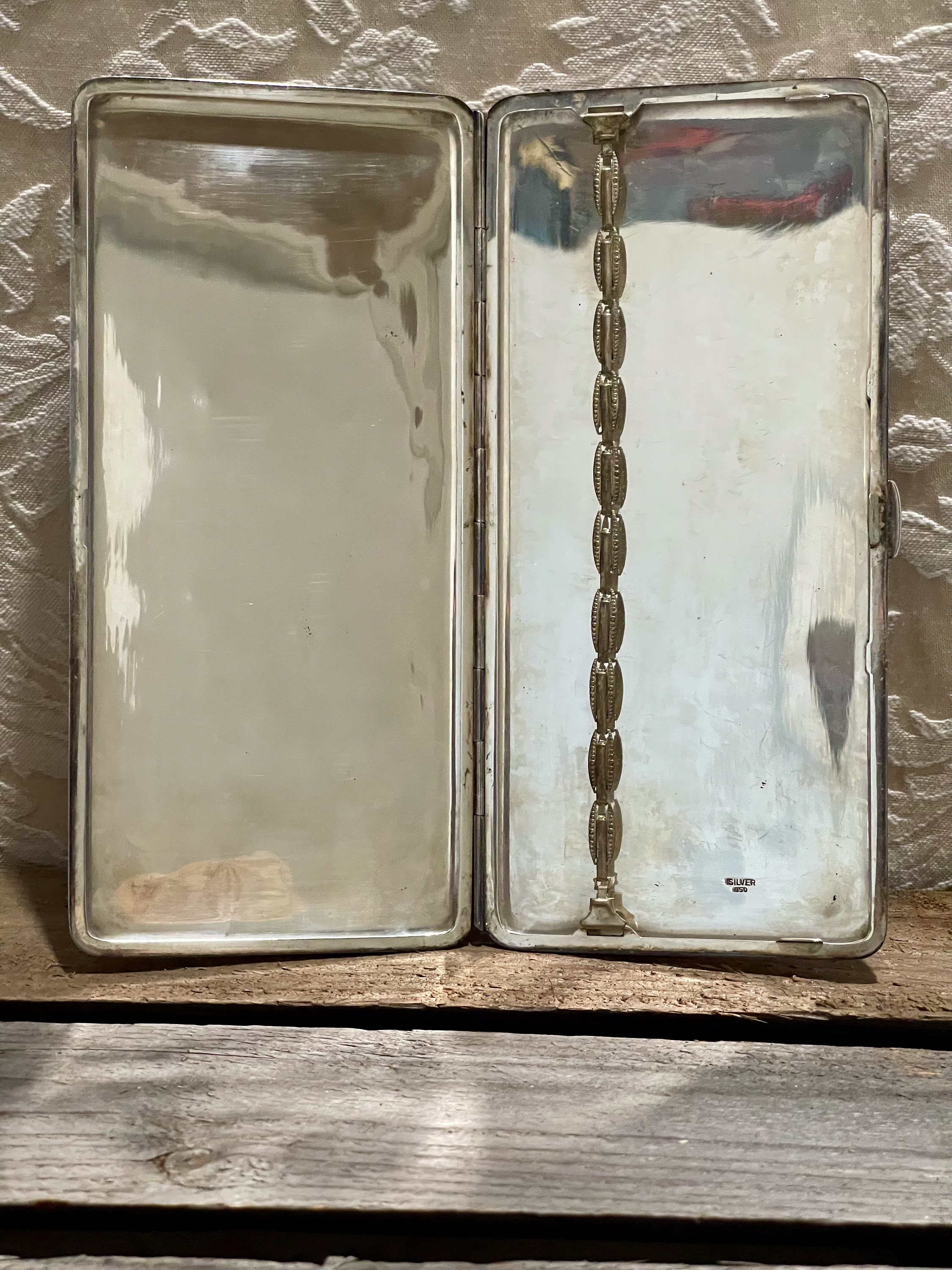 Vintage Japanese Sterling Silver 950 Cigarette Cigar Case 1940s - Etsy