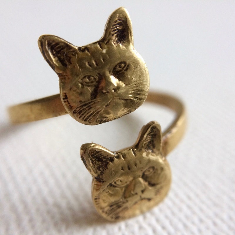 Adjustable Cat Ring - Etsy