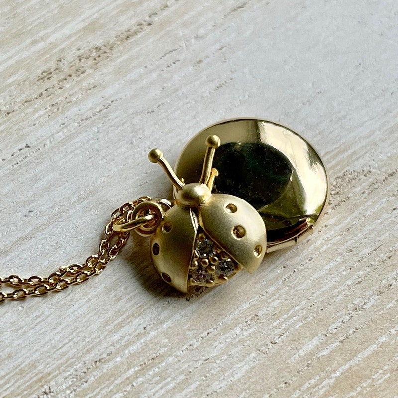 Ladybug Necklace - Etsy