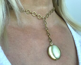 Modern locket | Etsy