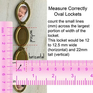 Sized Locket Photos, Sizing Your Locket Photos, Small Locket Photos ...