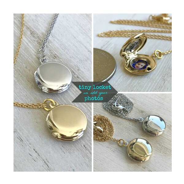Simple Gold Locket - Etsy