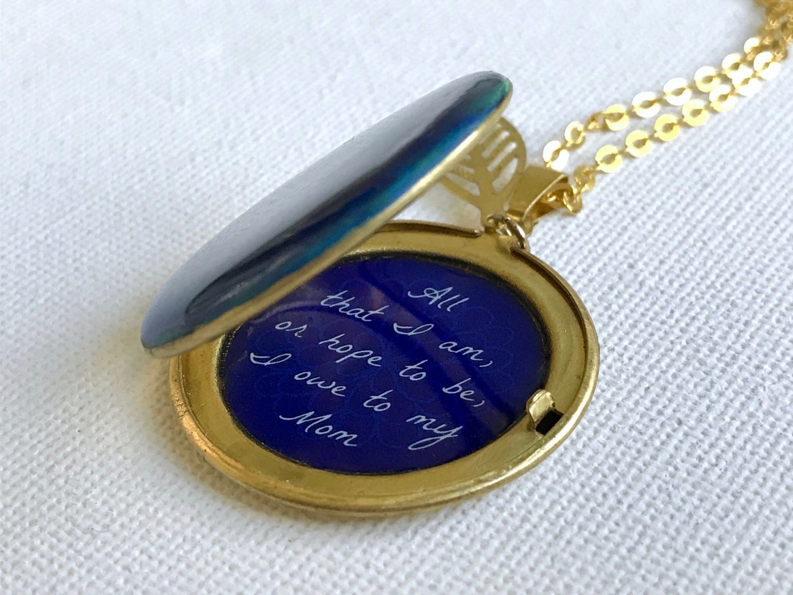 Custom Photo Locket, Photo in Locket, Epoxy Coated Photo, Family Tree ...