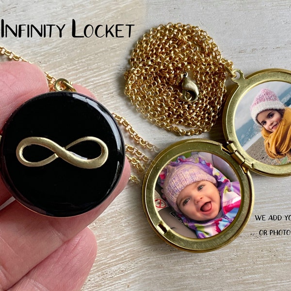 Infinity Locket - Etsy