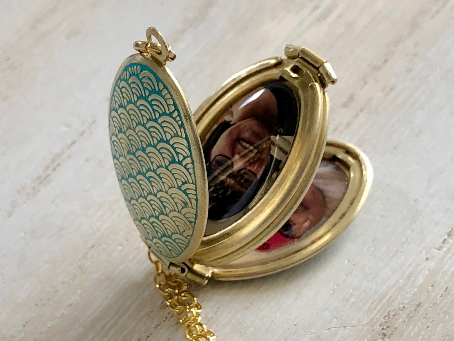 Multi Photo Locket Hand Painted Locket Family Tree Locket 4 - Etsy Canada