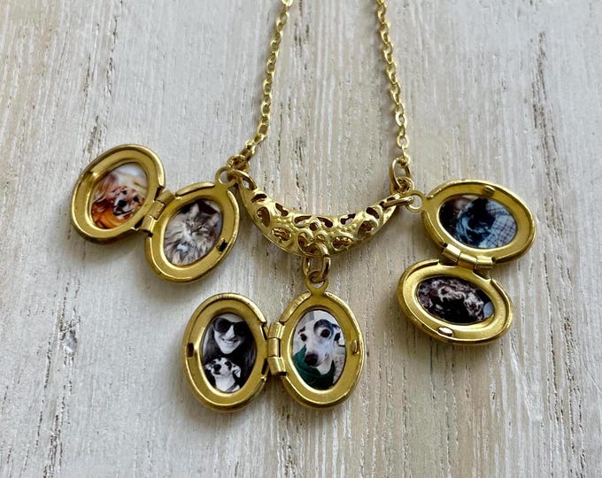 Family Locket,memorial Locket,personalized Photo Locket,photo Locket ...