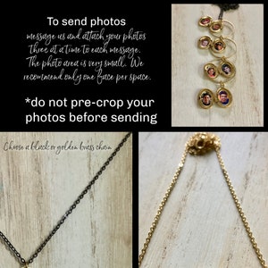 Personalized 8 Photo Locket Family Tree Locket Mother's Day Gift Multi ...