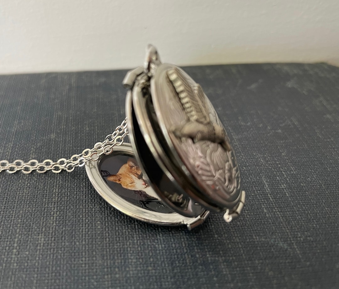 Silver Hummingbird Locket Holds 4 Photos, Mother's Day Family Tree ...